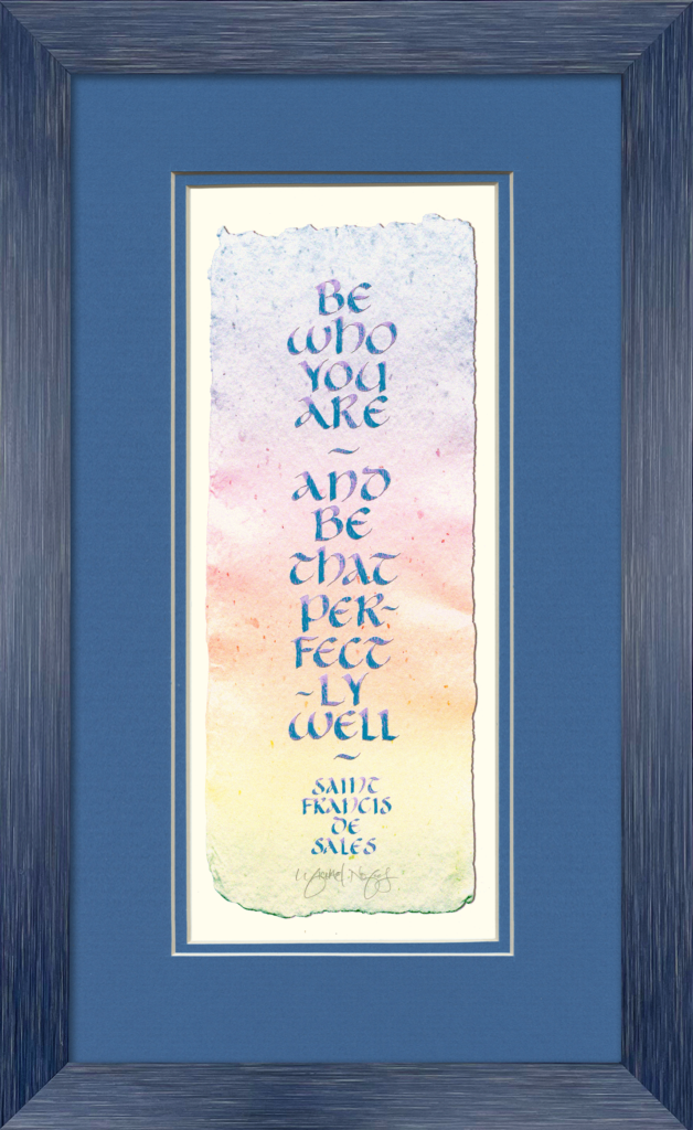 Be - Calligraphy by Michael Noyes